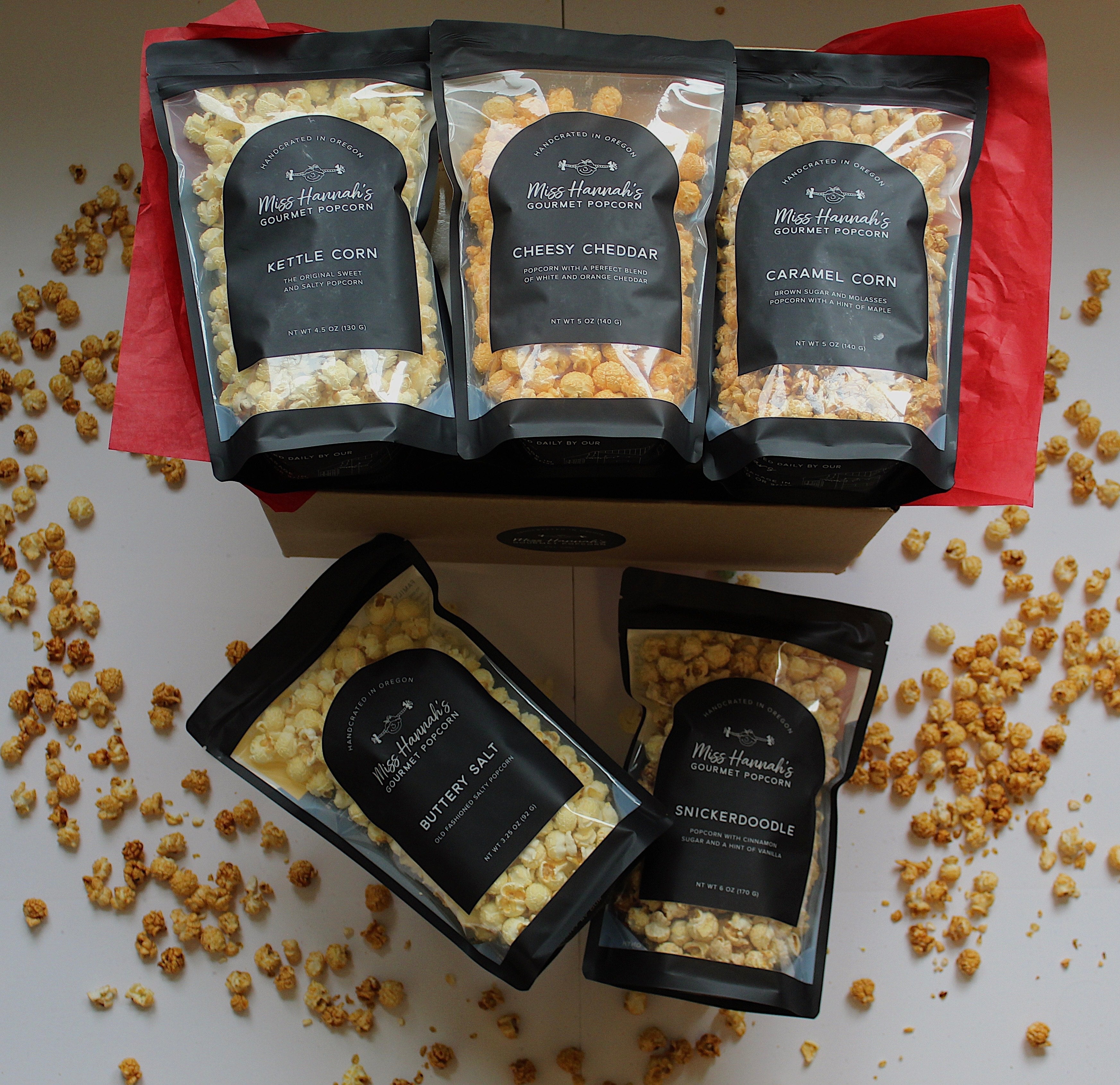 Gift Box Bundles – Miss Hannah's Gourmet Popcorn